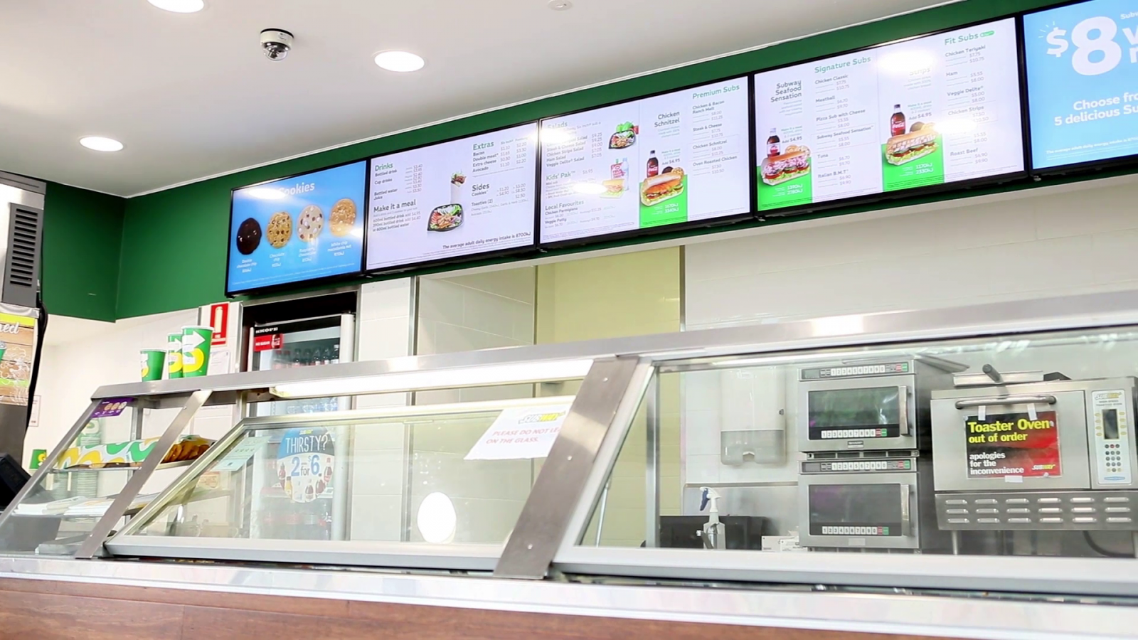 Subway Digital Menu Boards – Prendi